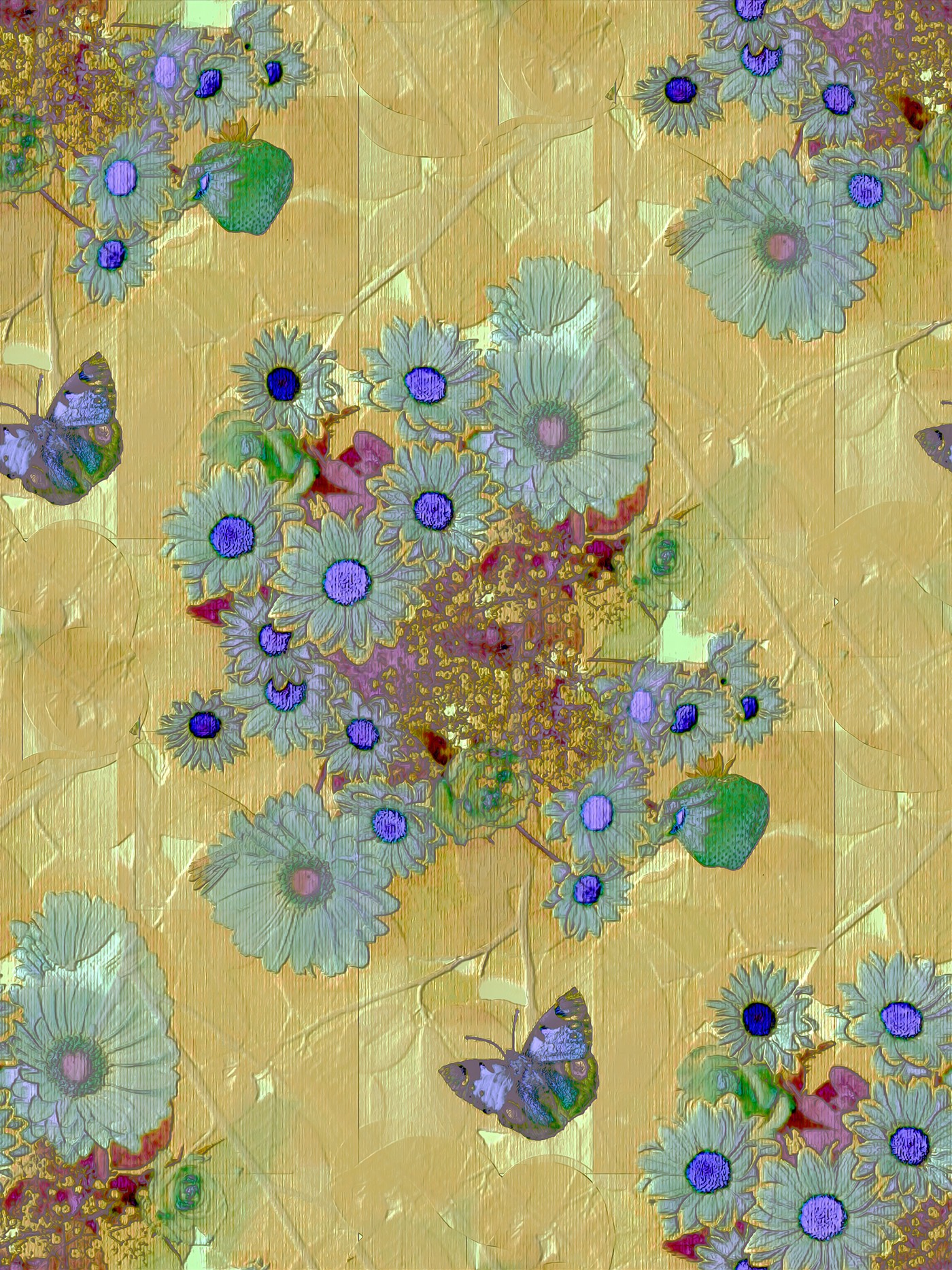 Textile designs by Philip Teague - Ego - AlterEgo