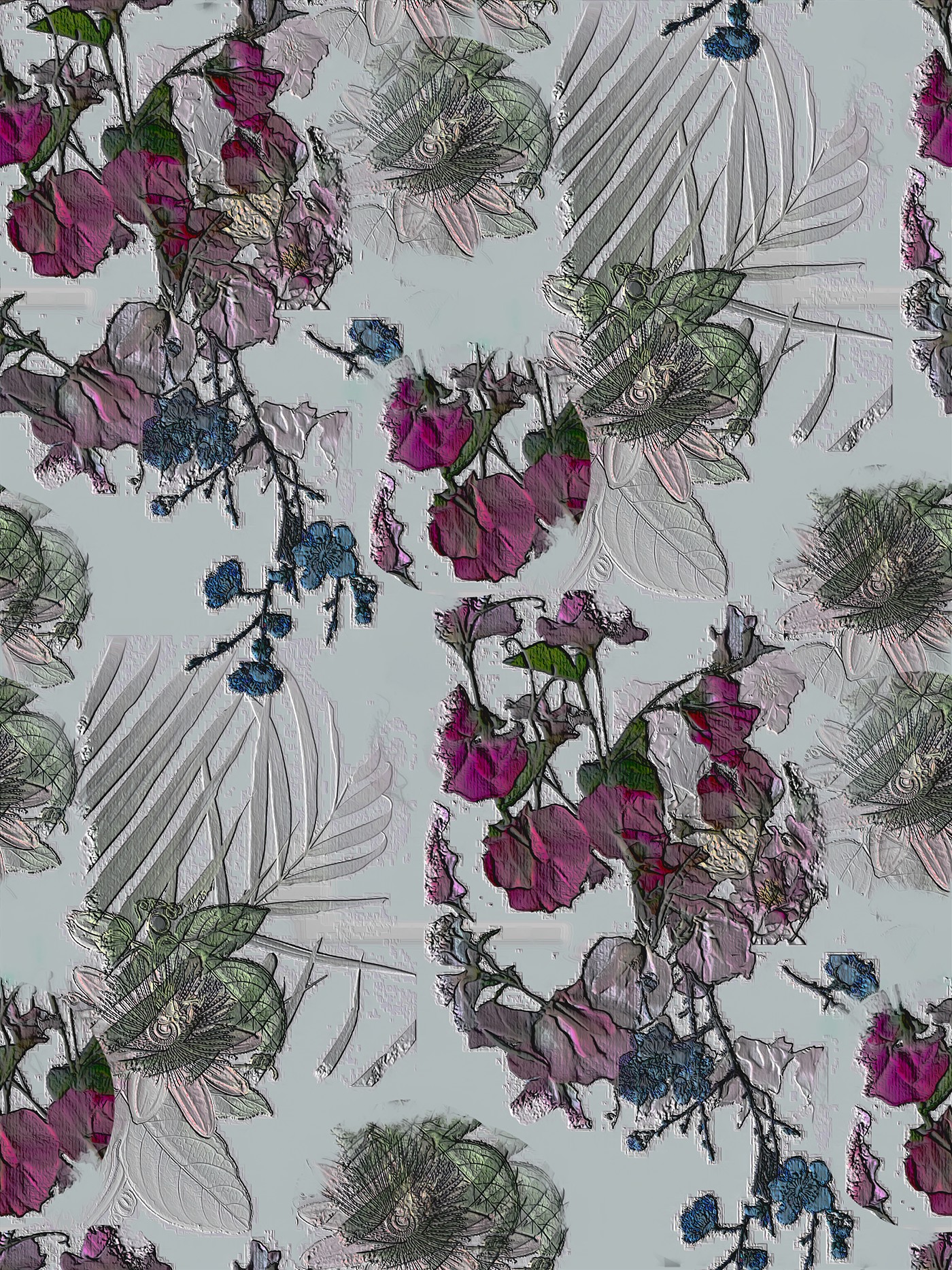 Textile designs by Philip Teague - Ego - AlterEgo