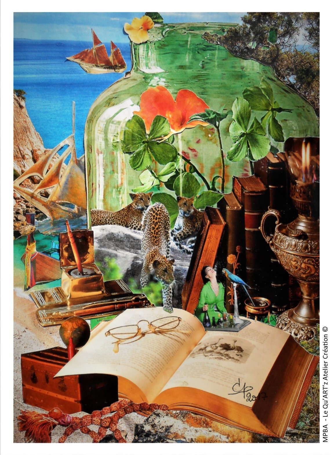 “Romans & Mots insolites”, illustration by Marie-Pierre Berne Ageron ...