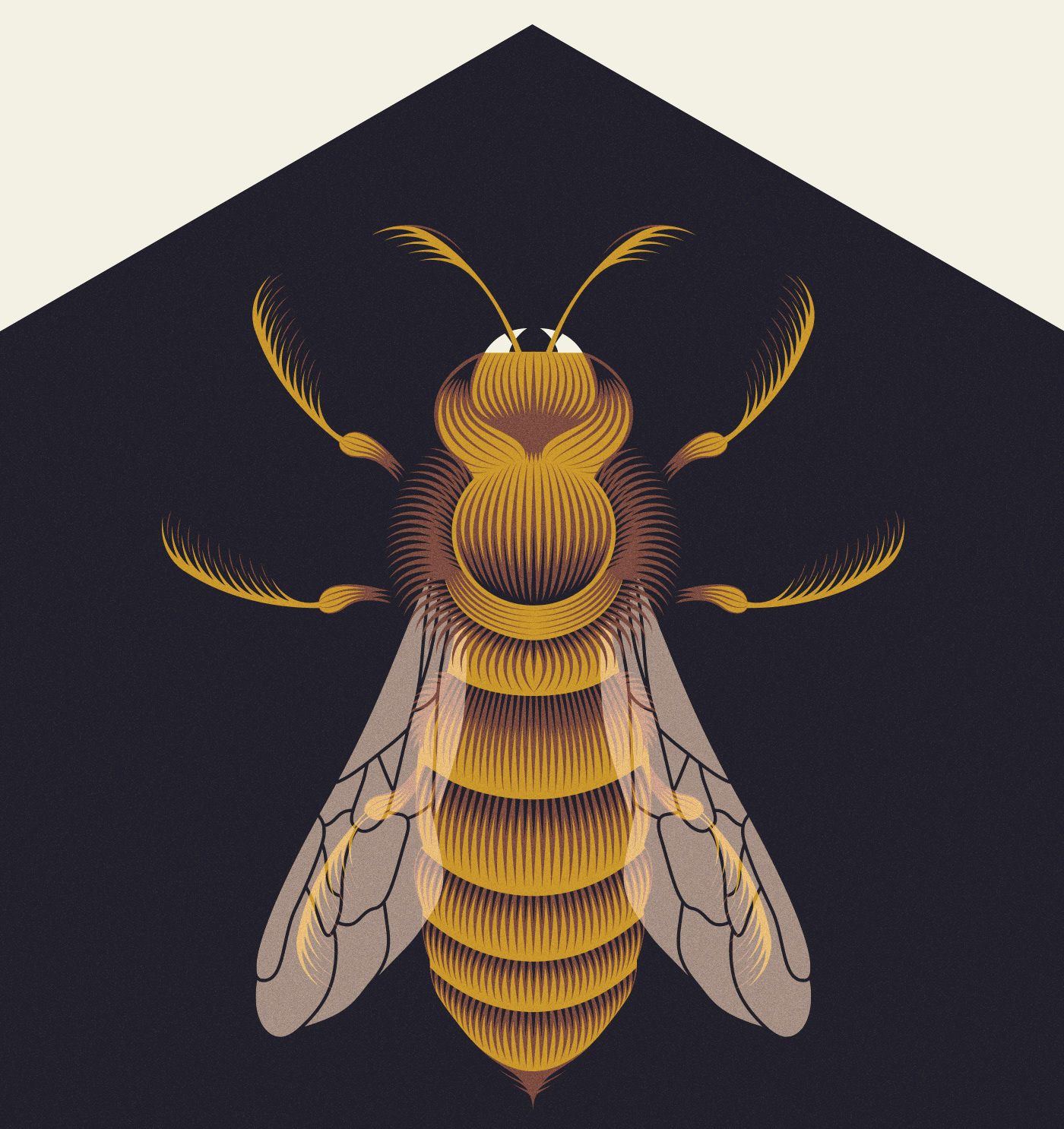 Bees, digital art by Patrick Seymour - Ego - AlterEgo