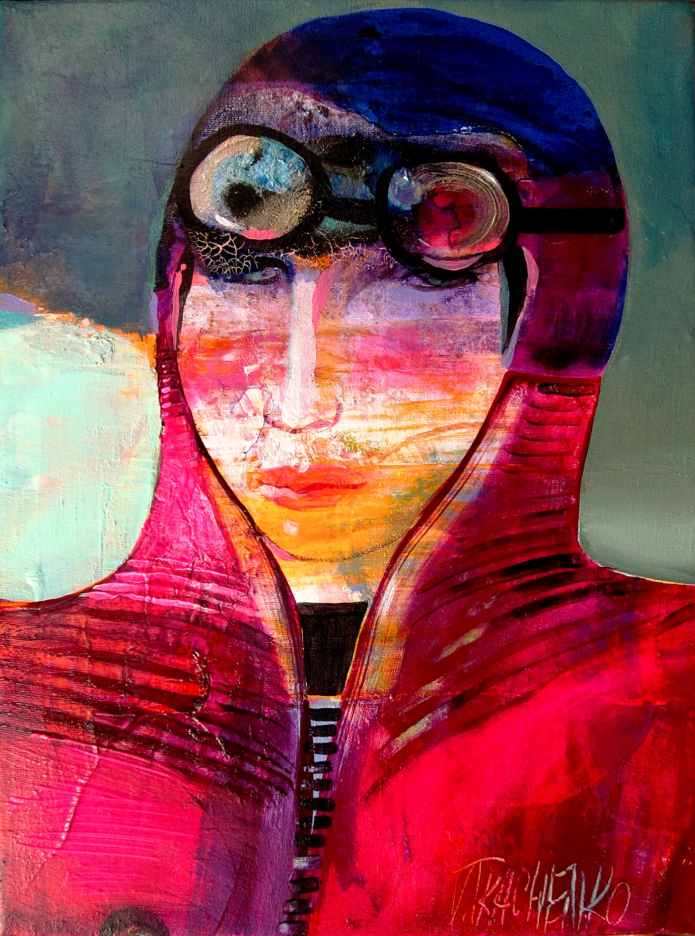 Painting by Victor Tkachenko - Ego - AlterEgo