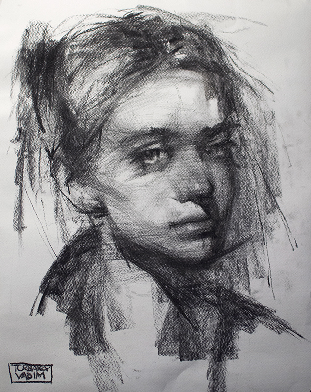 Expressive drawing portraits by Vadim Torbakov - Ego - AlterEgo