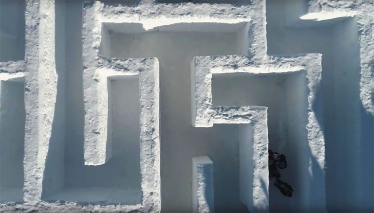 Snowlandia – World’s largest snow labyrinth opens in Poland - Ego ...
